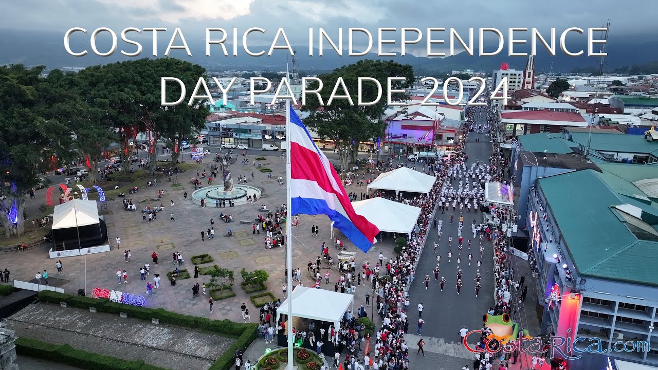 Costa Rica Independence Day Parade 2024 in 4k - YouTube
