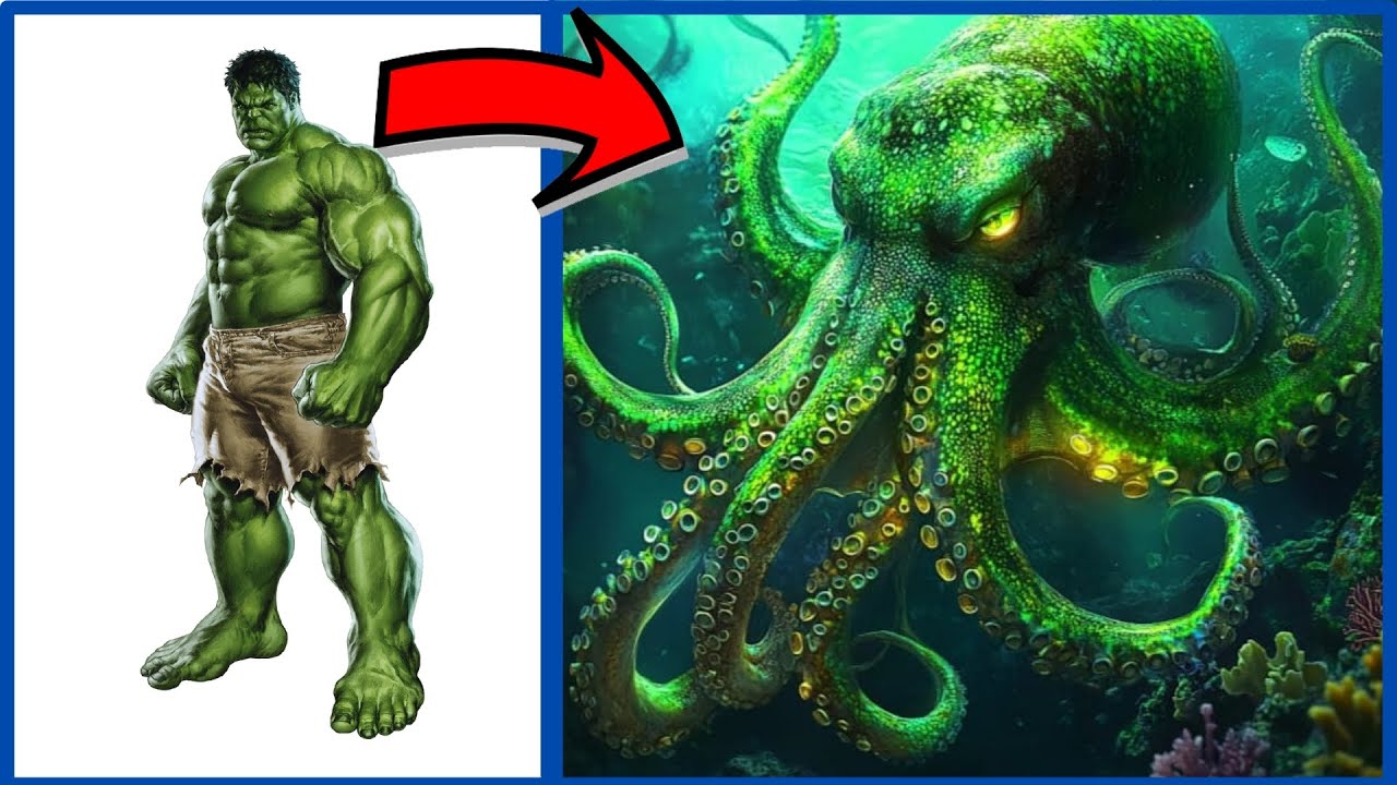 AVENGERS but SUPER SQUID VENGERS 🔥 All Characters (marvel & DC) 2024 ...