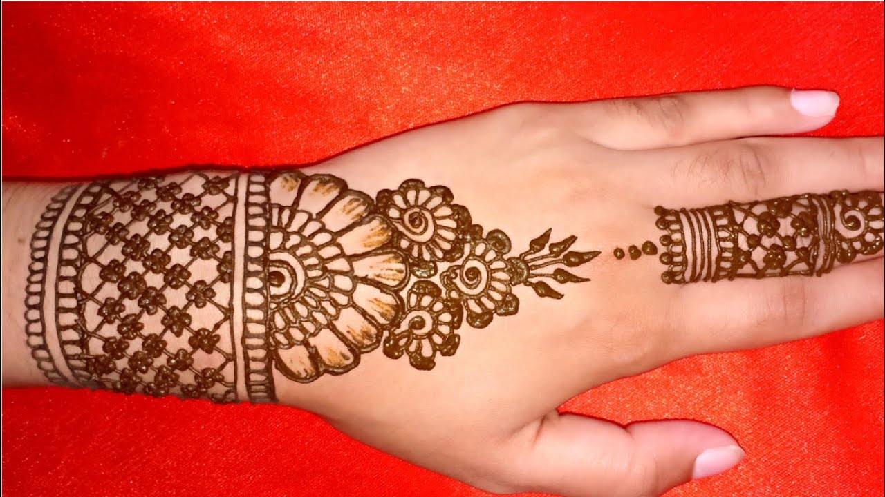 simple/Easy mehedi design।।মেহেদী ডিজাইন।। Beautiful Mehedi design 2020 ...