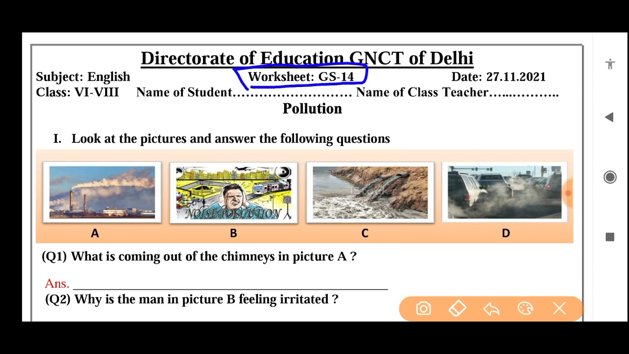 Generic worksheet 14 class 6 to 8(27/11/21)[Hindi + English] both ...