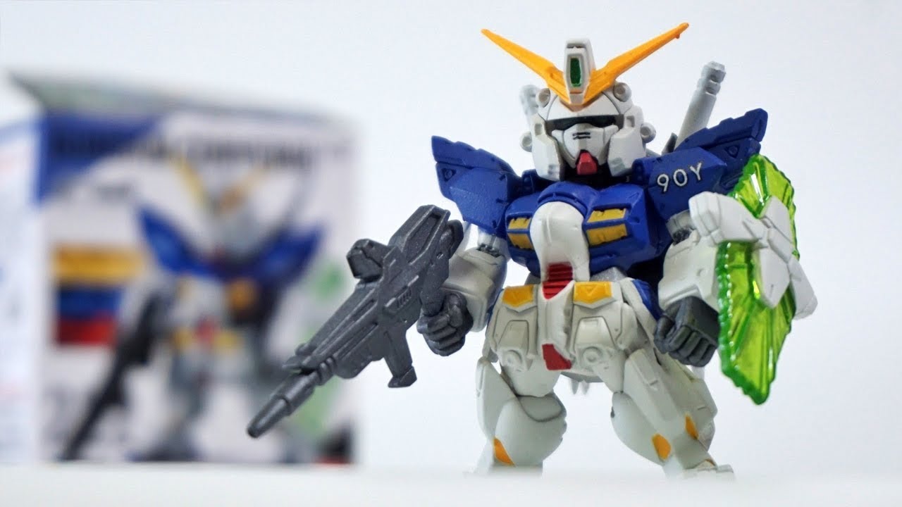 UNBOXING FW GUNDAM CONVERGE F90III-Y Cluster Gundam - YouTube