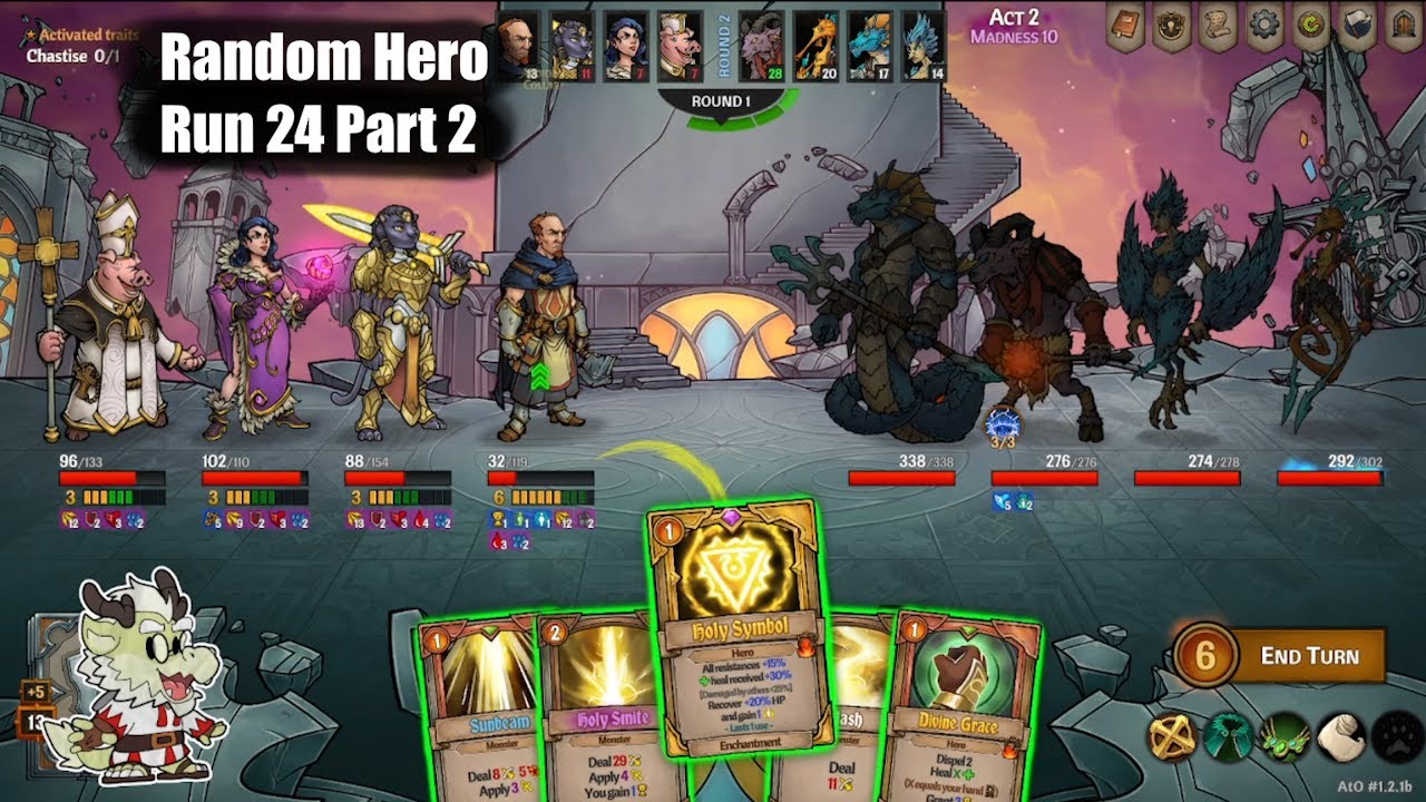 Uno Reverse Turn 1 - Across the Obelisk Random Hero Run 24 Part 2 - YouTube