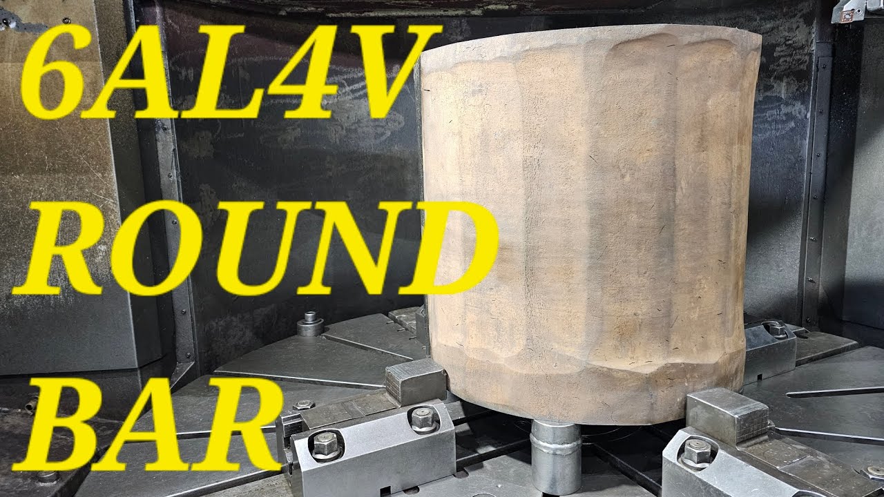 6AL4V, GRADE5 Titanium Round Bar Lathe Machining. - YouTube
