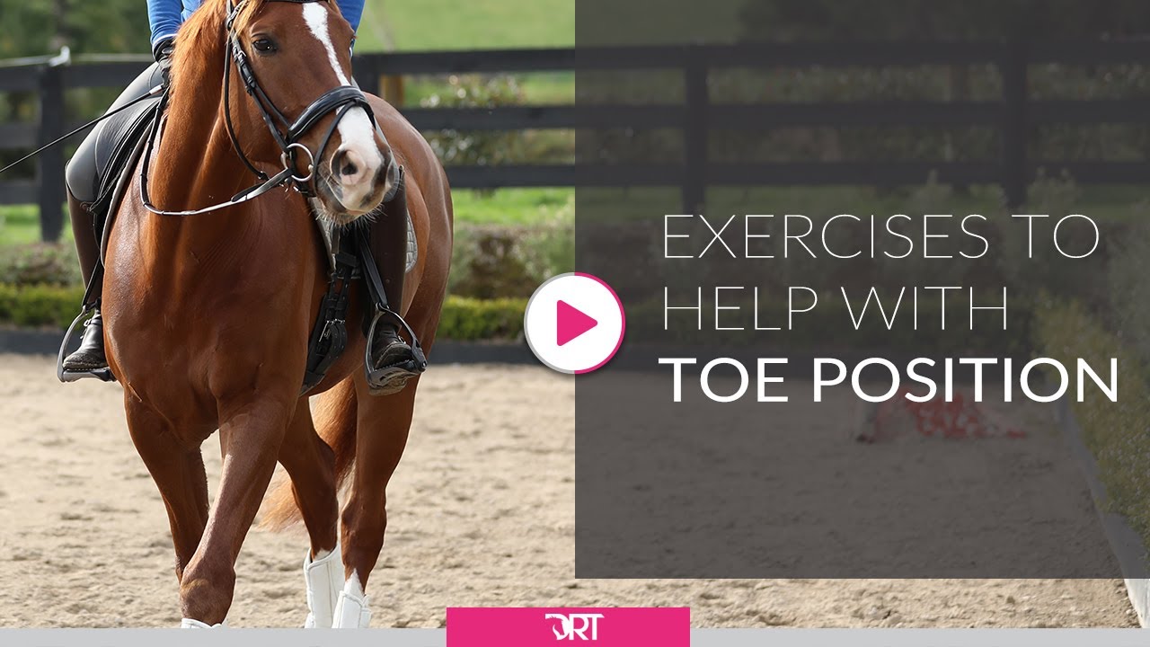 Exercises To Help With Toe Position In Dressage - YouTube