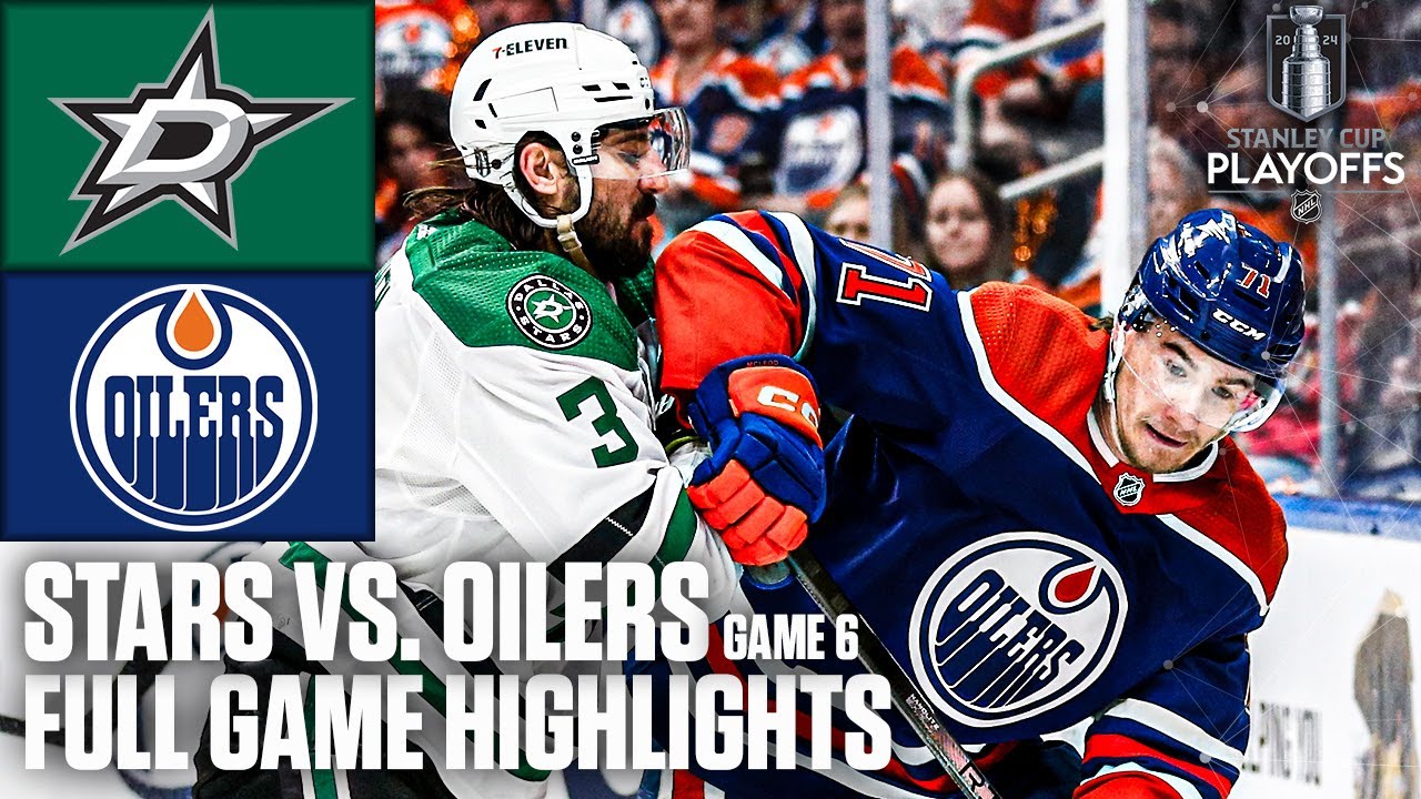 Dallas Stars vs. Edmonton Oilers Game 6 | NHL Western Conference Final ...