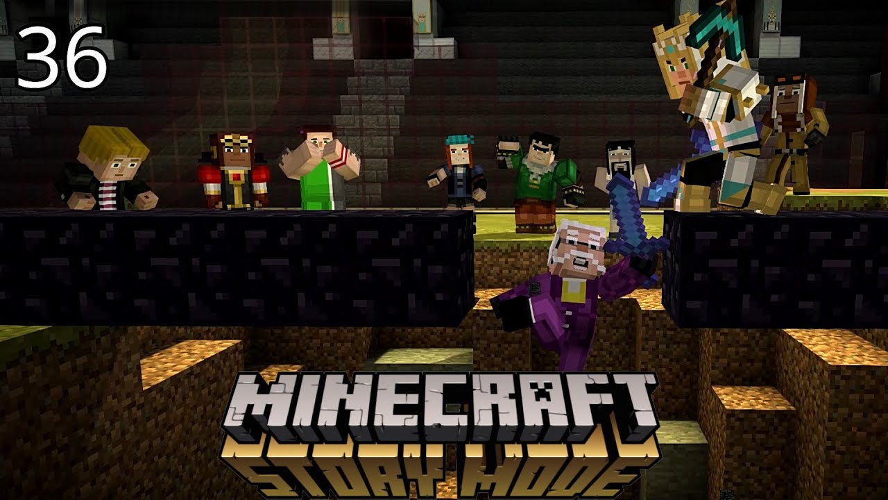 Minecraft: Story Mode #36- A Journey's End?: Knocking Down The Old ...