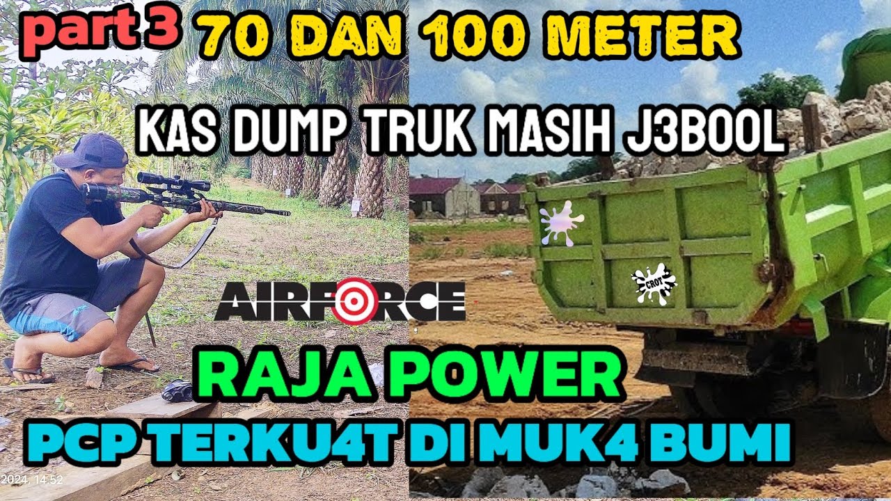 pengetesan pcp terkuat sejagat raya,100 meter kas mobil DT masih jebol# ...