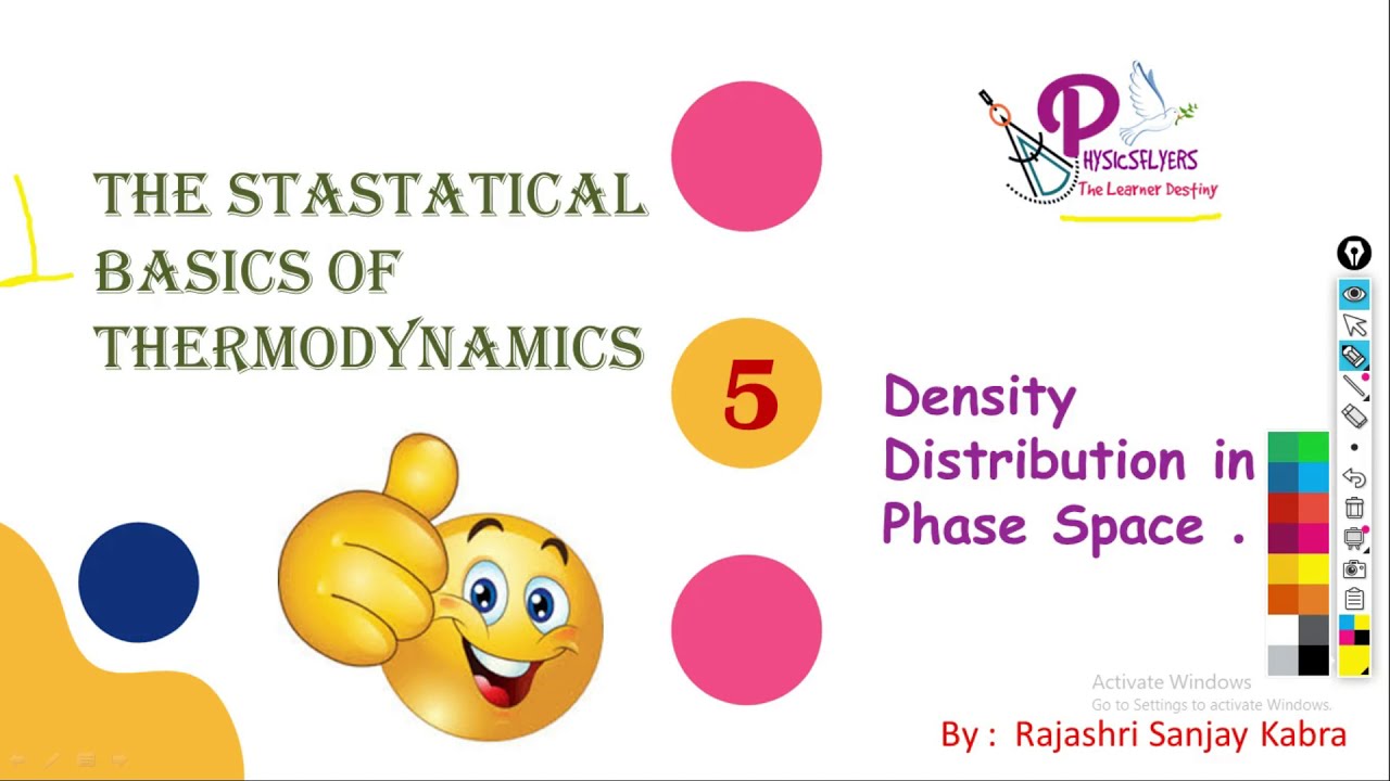 6 Density Distribution in Phase Space||Statistical Mechanics || CSIRNET ...