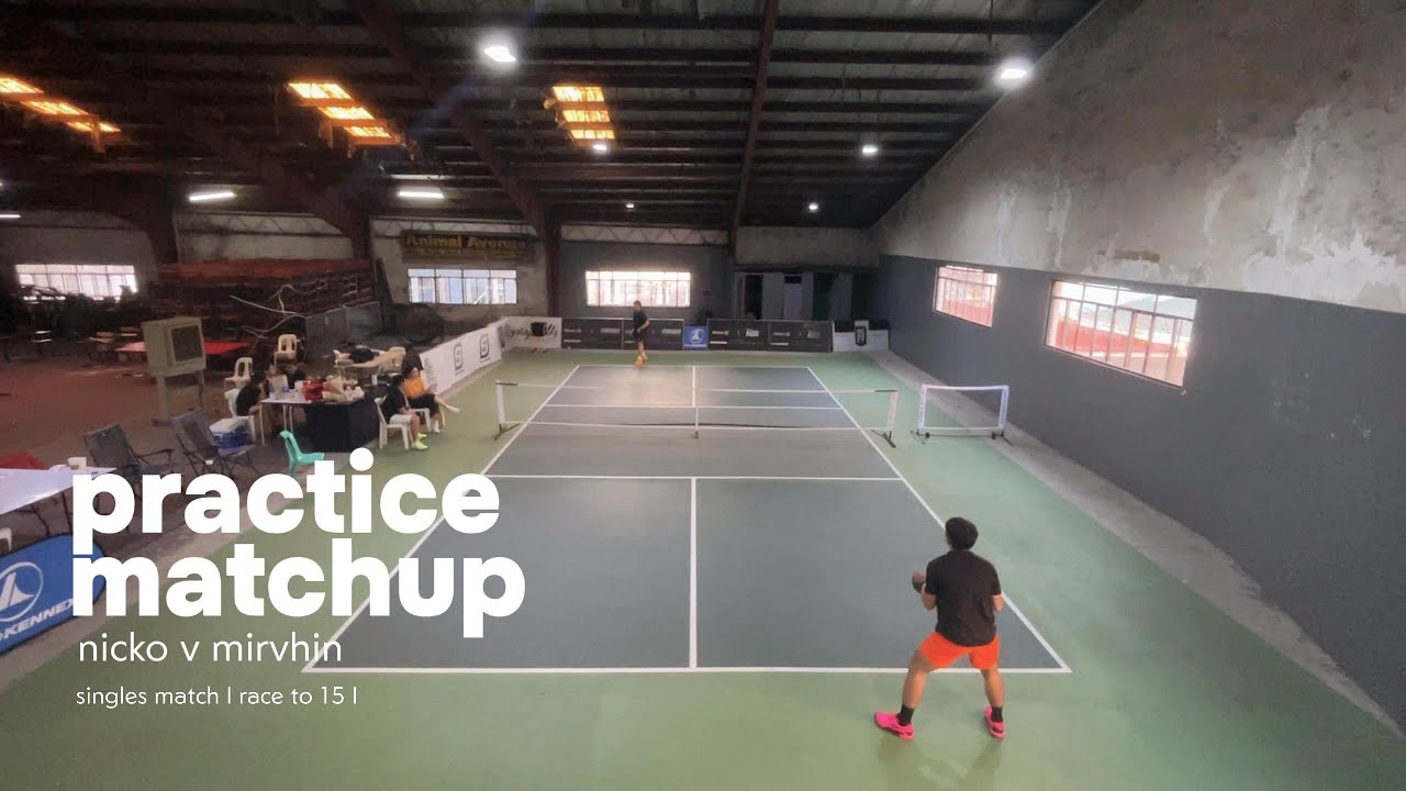 1st Pickleball Upload I Friendly Pickleball Practice Matchup I Nicko v ...