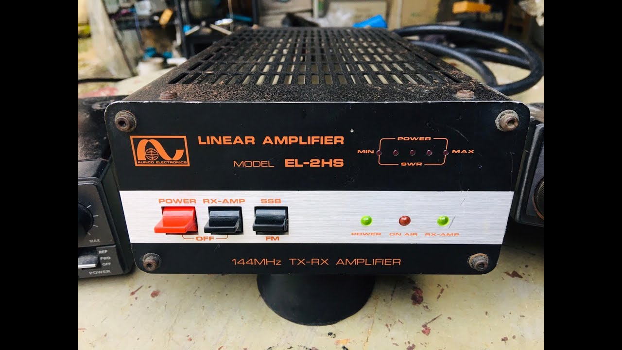 LINEAR AMPLIFIER MODEL EL-2HS 144Mhz TX-RX AMPPLIFIER test by 153E251 ...