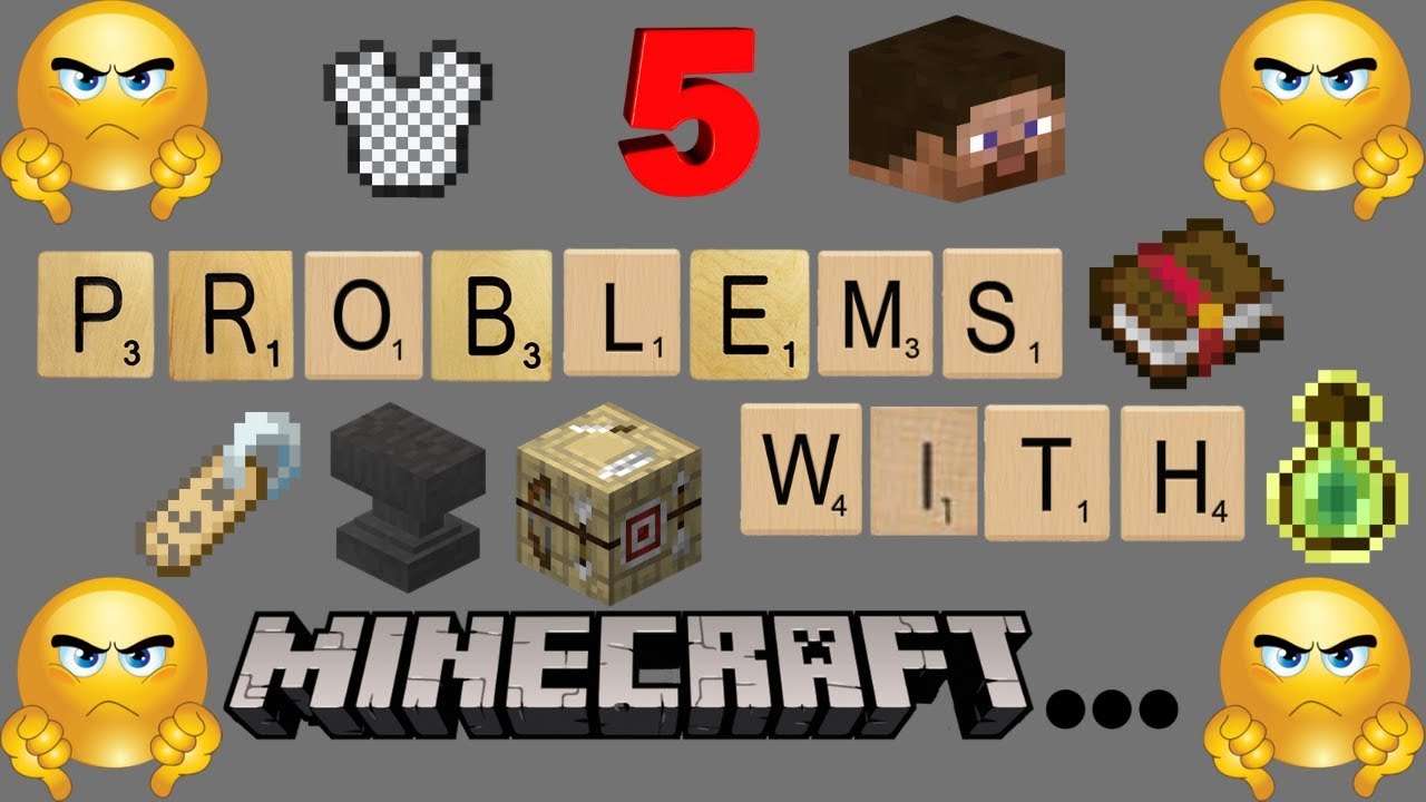 5 Problems with Minecraft - YouTube