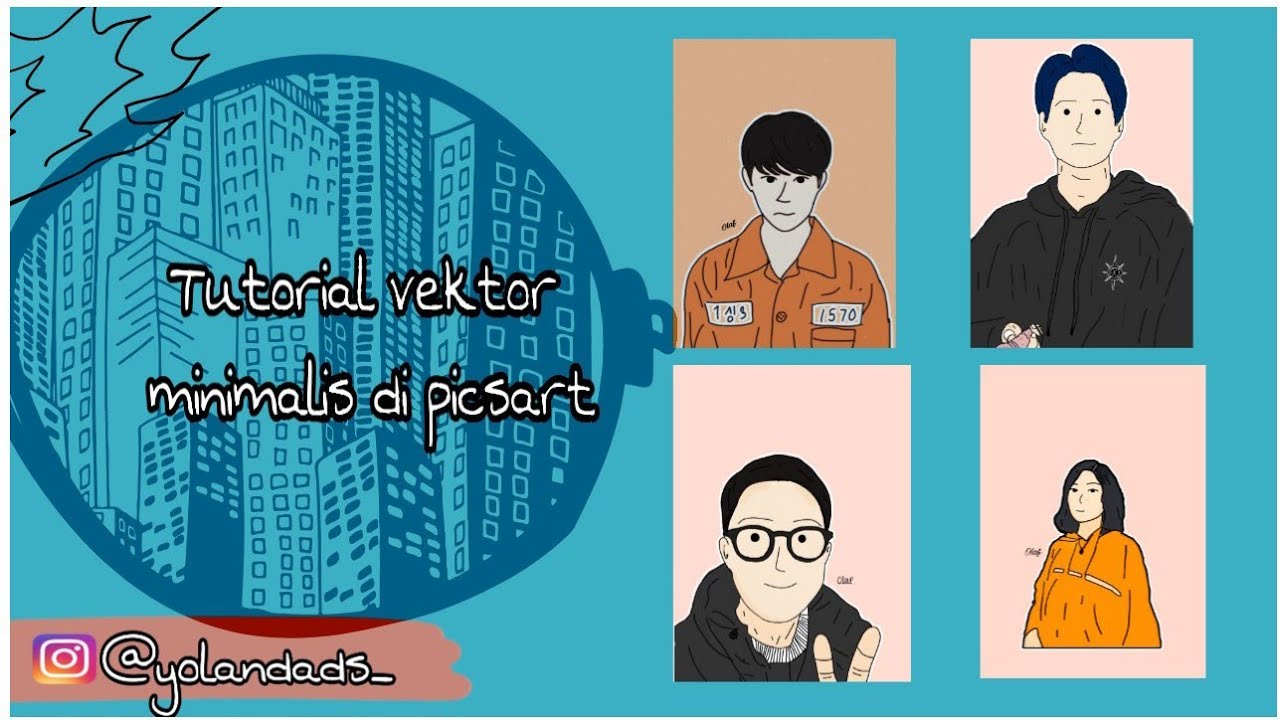VEKTOR MINIMALIS TUTORIAL || PICSART || - YouTube