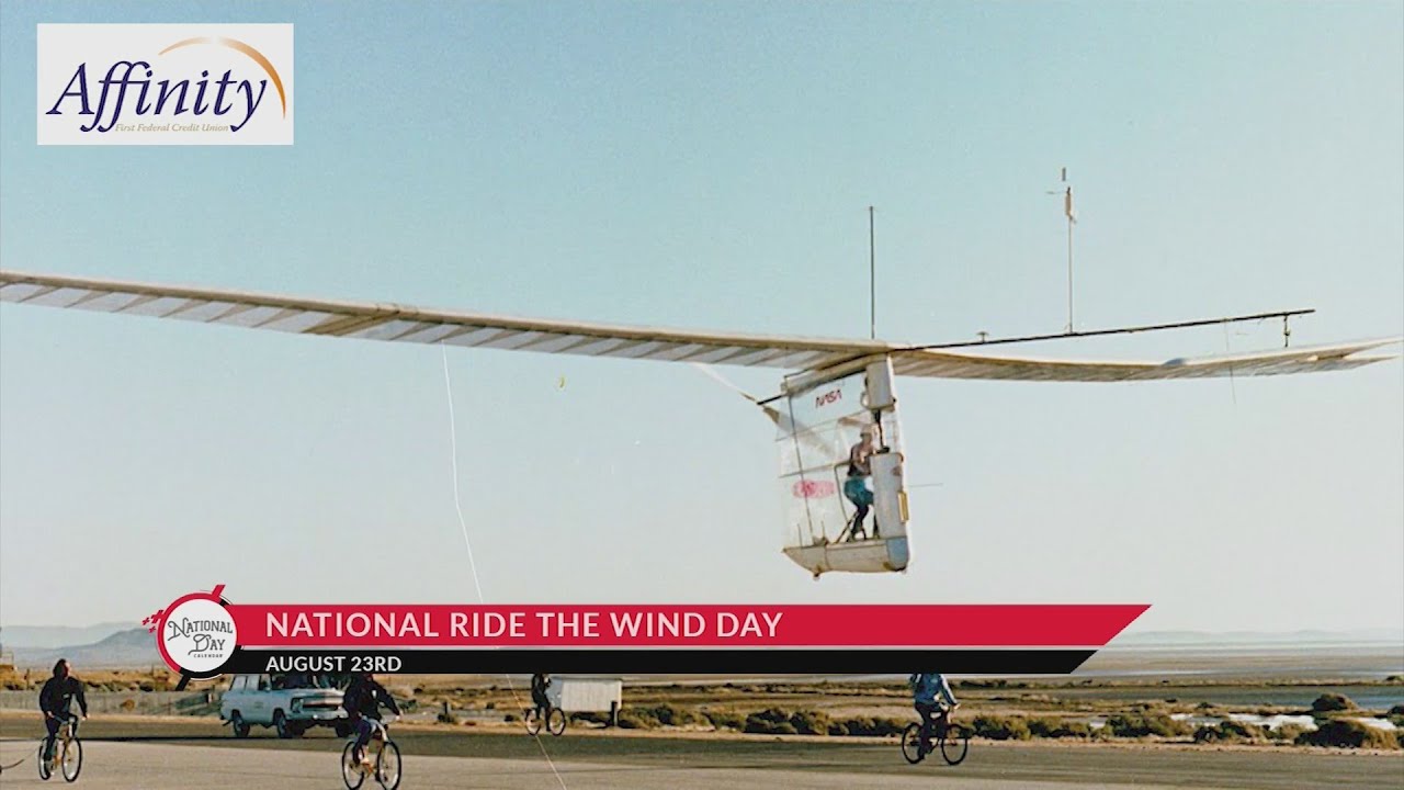 NATIONAL DAY CALENDAR: National Ride the Wind Day - YouTube