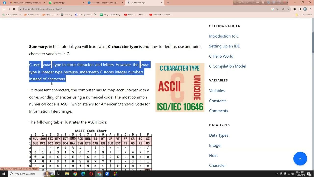 Structured Programming Language (Section E) | Online Class| CSE |Ahsan Arif | University Of ...