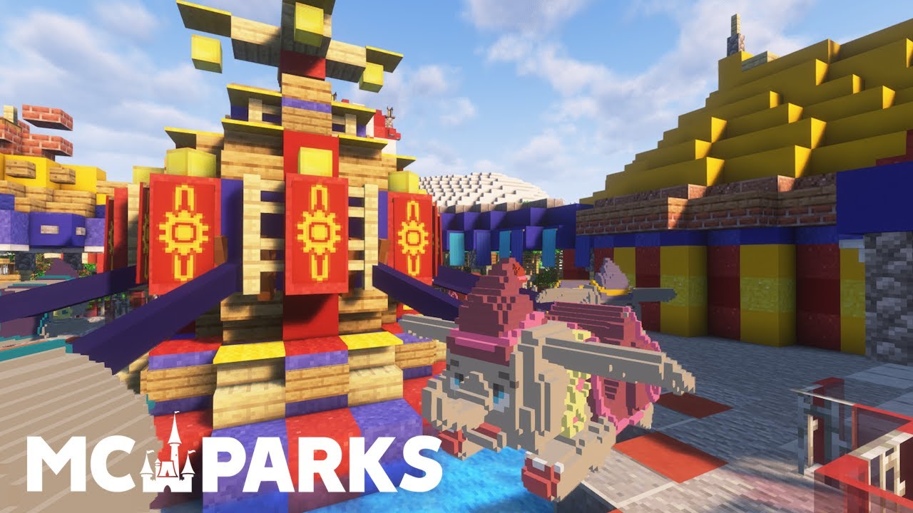 Dumbo the Flying Elephant (Magic Kingdom) - MCParks - Minecraft - YouTube