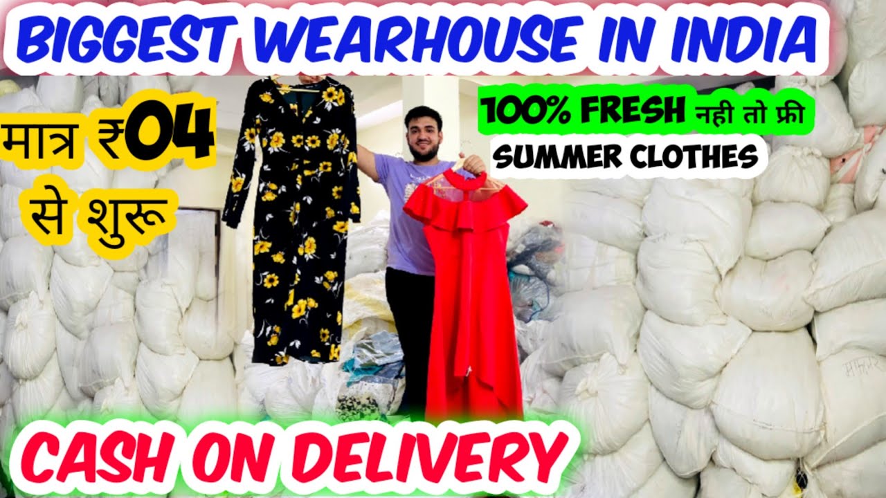 मात्र 4रु🔥से शुरू| 100% Fresh| Export Surplus Ladies Clothes Top, Dress ...
