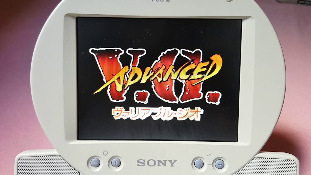 Sony psone lcd screen test - YouTube