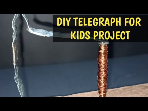 How to build a telegraph for kids project/ at home - YouTube