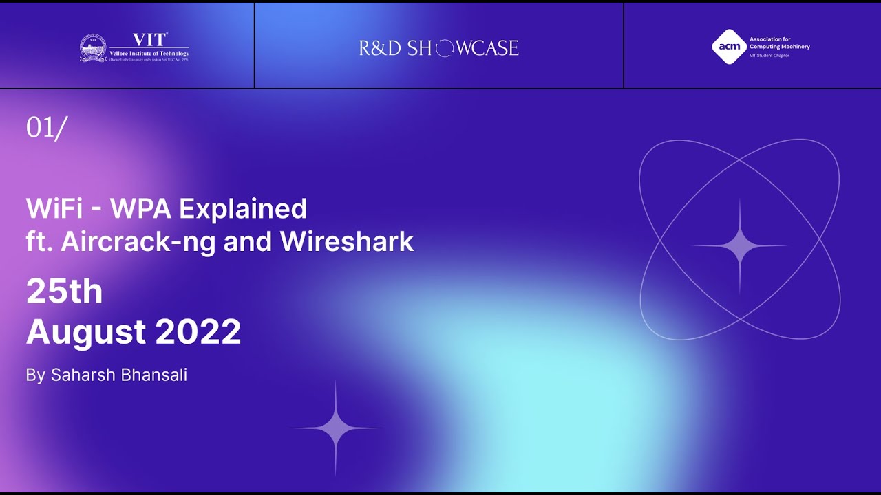 WPA and WPA2/PSK explained ft. Aircrack-ng and Wireshark | ACM-VIT ...