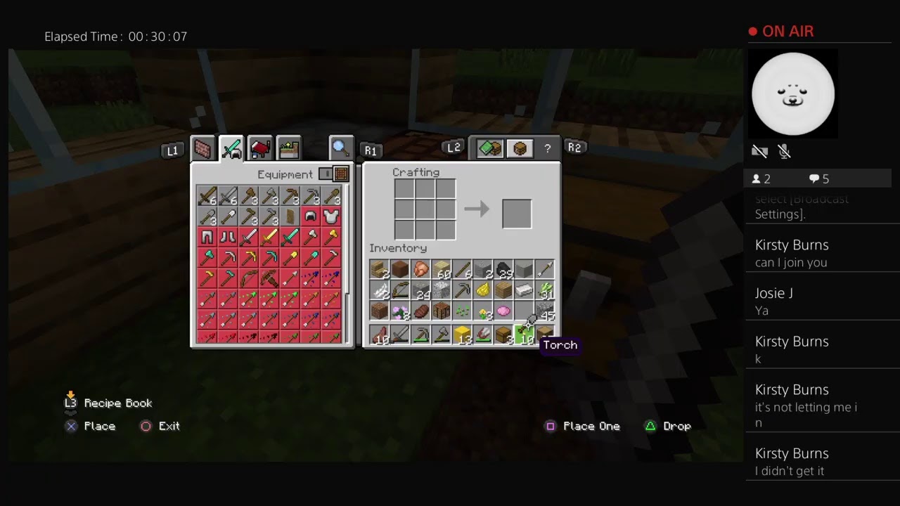 Josie playing minecraft #crazy5sum #girlygamer - YouTube