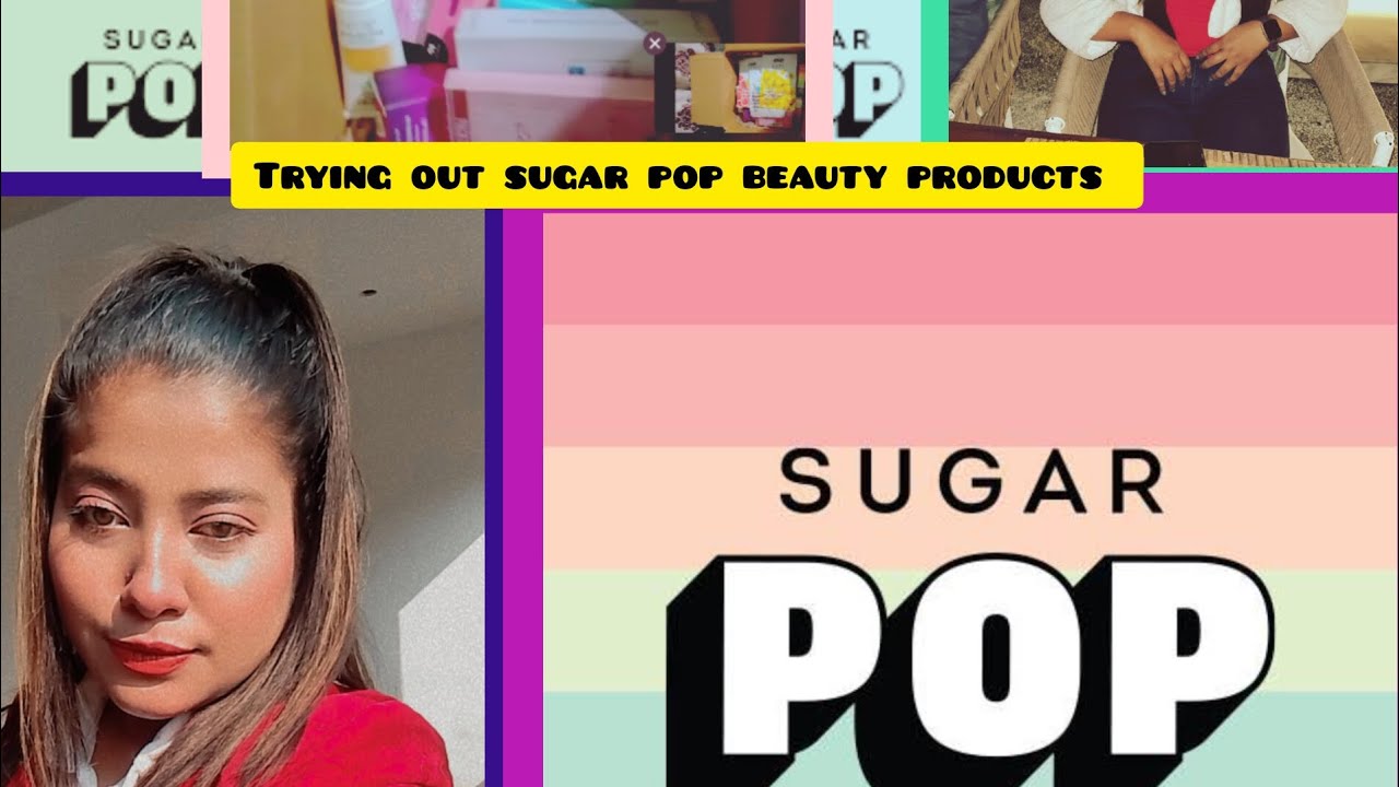 Trying out the sugar pop beauty products ️ - YouTube