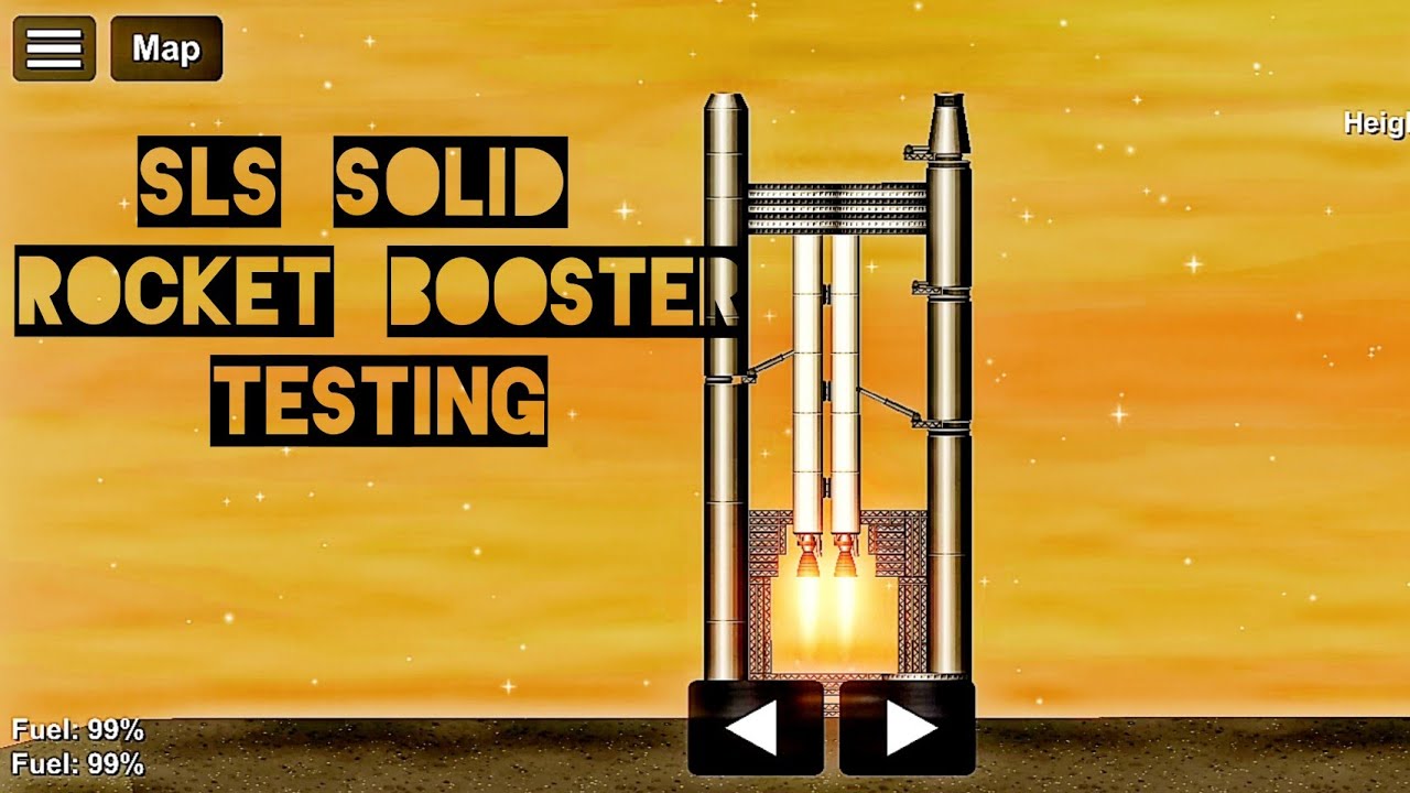 NASA SLS SOLID ROCKET BOOSTER TESTING || SPACEFLIGHT SIMULATOR - YouTube