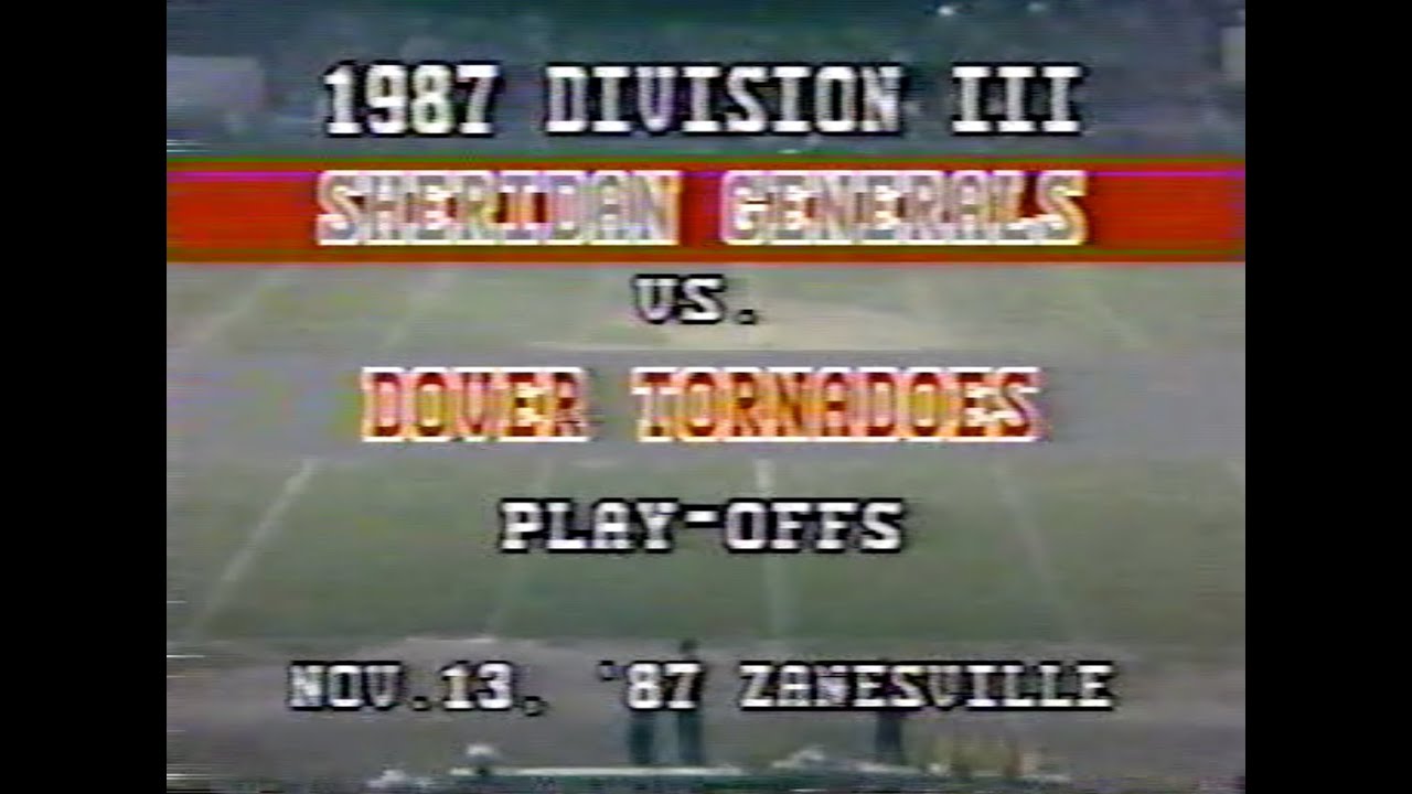 Sheridan 1987 vs Dover Tornadoes - YouTube