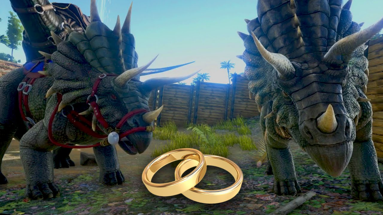 ARK Survival Evolved Gameplay :: Dino Wedding Bells! - YouTube