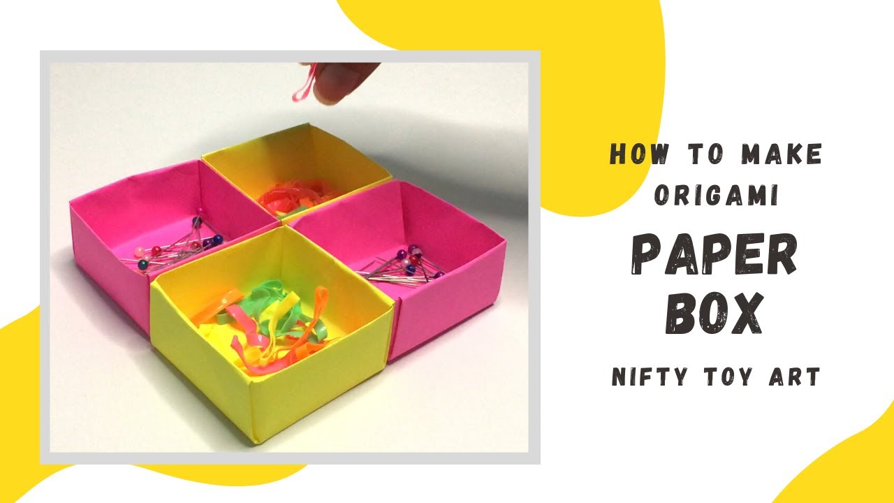 DIY Paper Box | How to Make Paper Box | Origami Paper Box - YouTube
