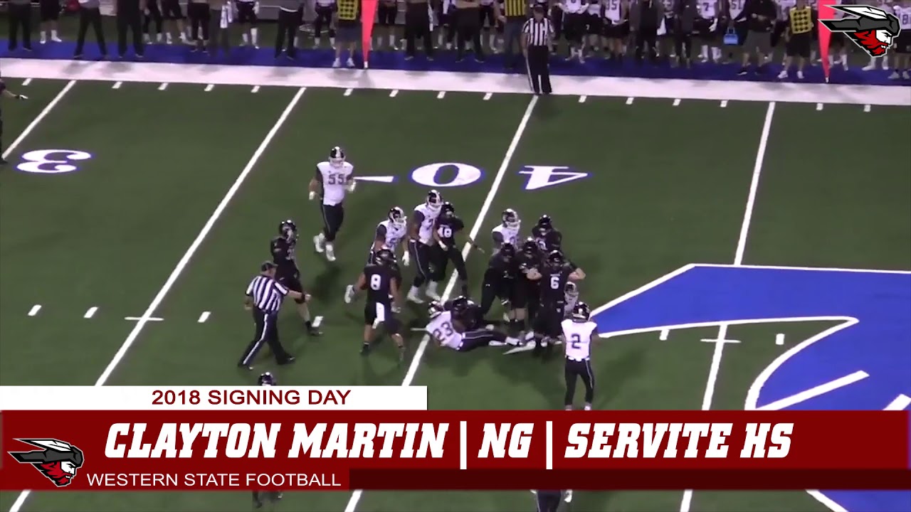 Western Football | Clayton Martin Highlights - YouTube