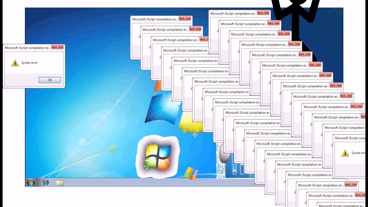 Windows 7 vs Stickman - YouTube