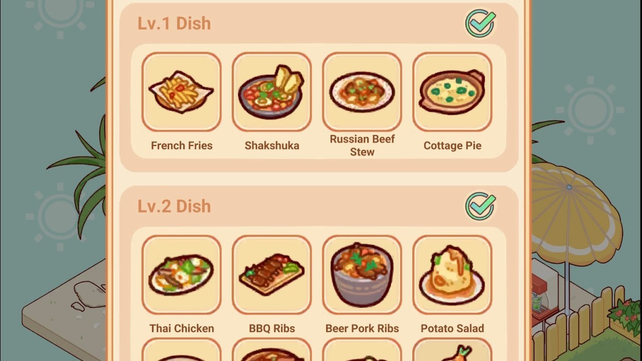 My Leisure Time - Menu Guide Lv.1 Lv.2 - YouTube