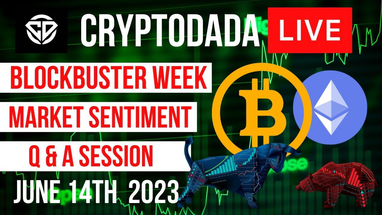 BITCOIN & CRYPTO UPDATE LIVE - BLOCKBUSTER WEEK + Q&A with @CryptoDada ...