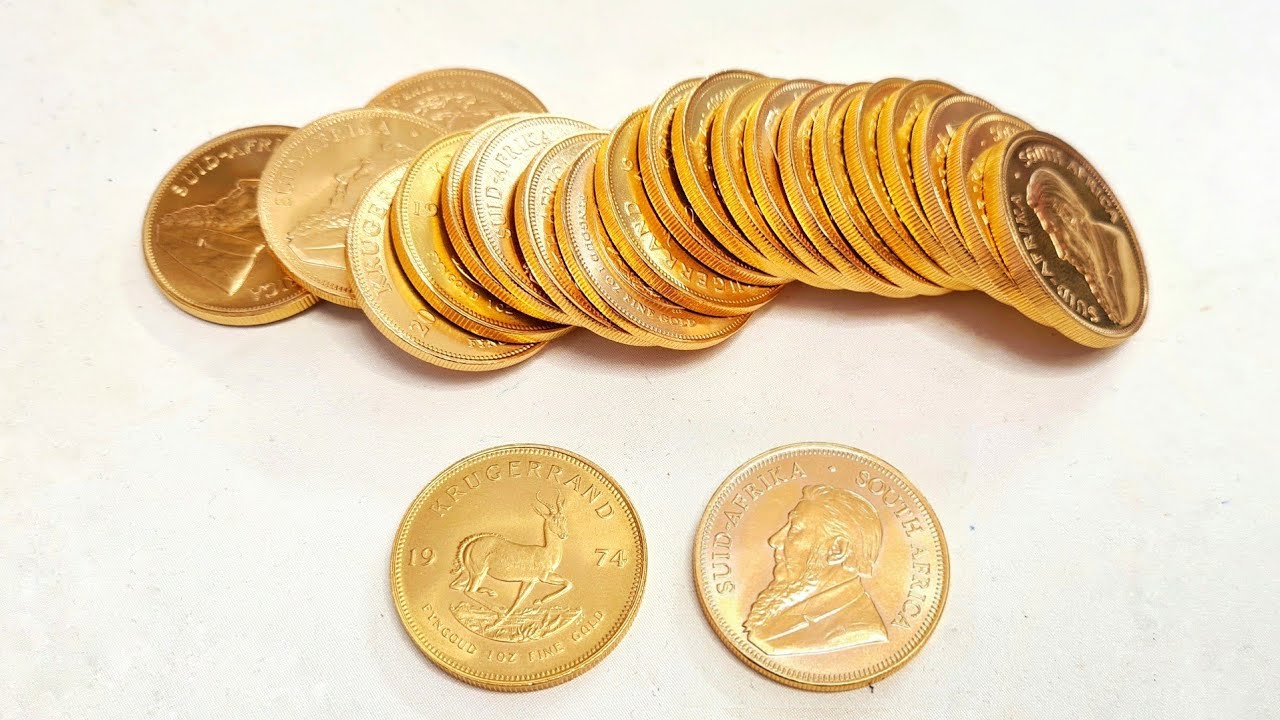 $50000 Fine Gold South Africa Krugerrand 1 oz 36g Coins each $2000 ...
