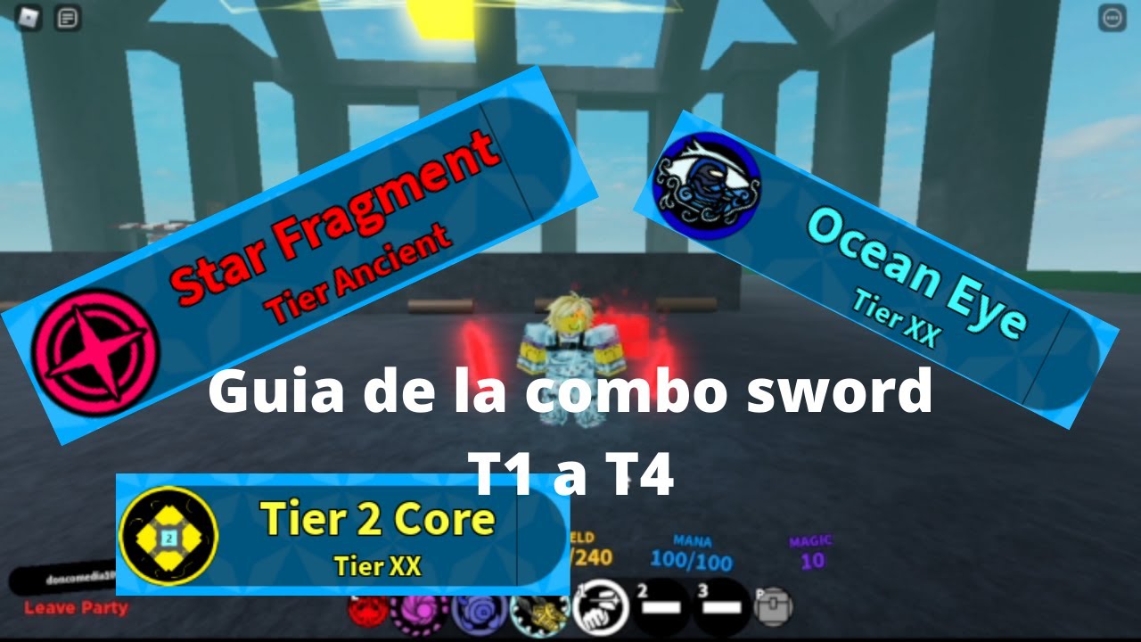 Como conseguir todos los tiers de la combo sword [CRITICAL LEGENDS ...