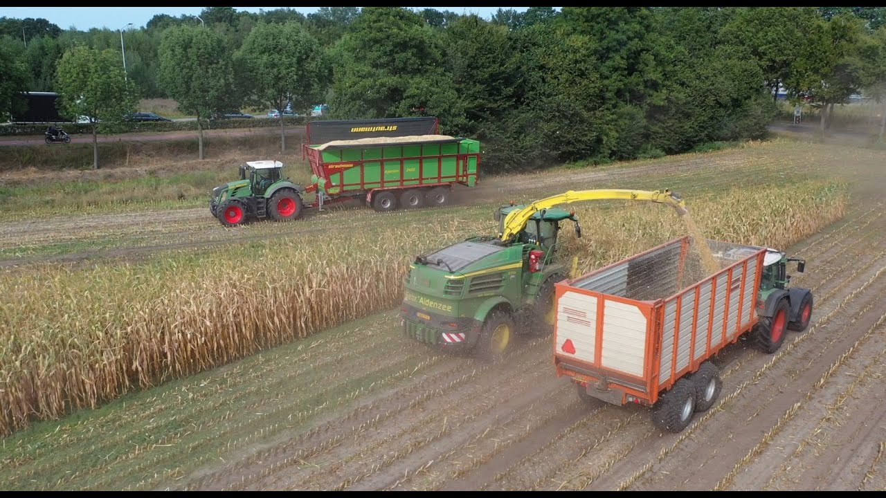 Maize 2022 + Pitwork | John Deere 8700i + 10 rijer | 5x Fendt | Mais ...