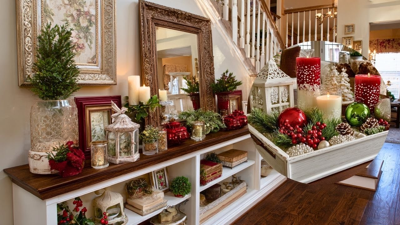 24 Christmas DIYs for Small Spaces | Affordable Red & Green Makeover ...