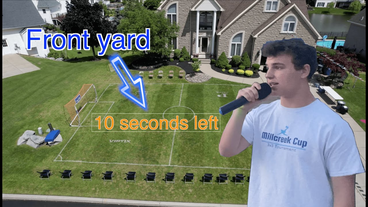 WE HAD A SOCCER TOURNAMENT IN OUR FRONT YARD !!! - YouTube