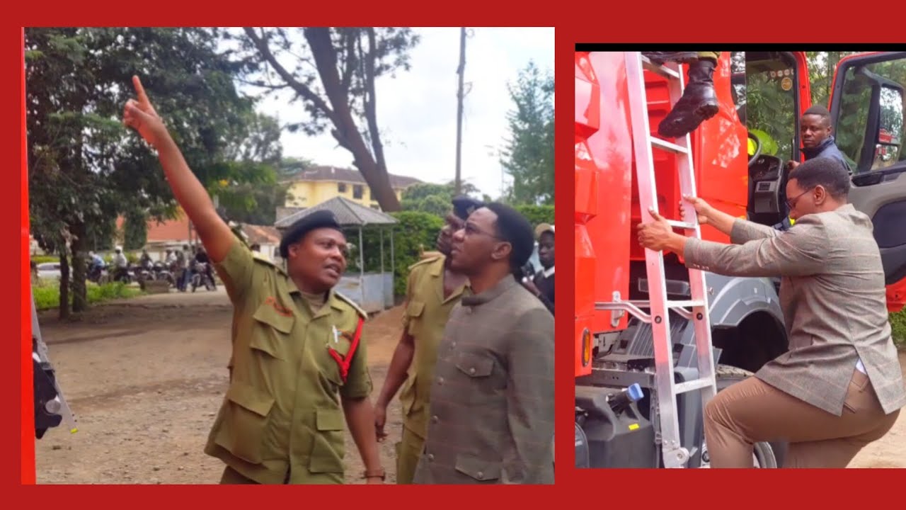 TAZAMA MAKONDA MKUU WA MKOA WA ARUSHA AKIPANDA JUUA YA GARI ZA ZIMAMOTO ...