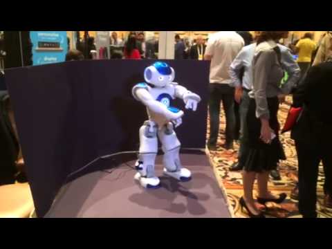 CES 2015: Pepcom Robot showing off its stuff - YouTube