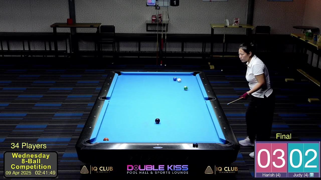 09 April 25, Wednesday 8 Ball Tournament, Double Kiss Pool Hall Pattaya ...