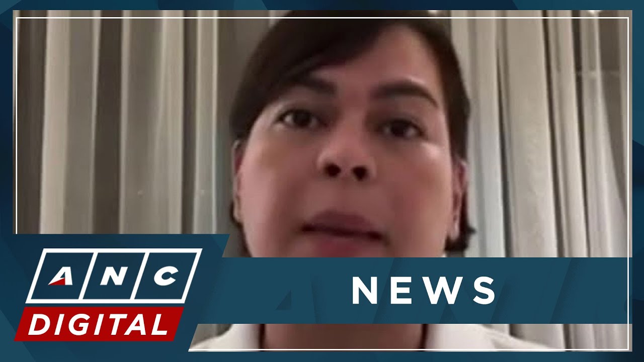 VP Sara Duterte appeals for calm after Southern Mindanao quake | ANC ...