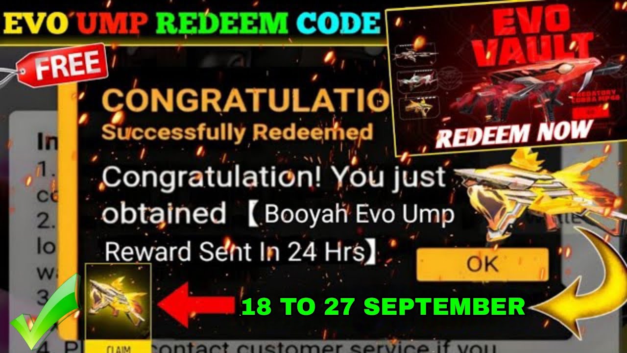 FREE FIRE REDEEM CODE TODAY 22 SEPTEMBER REDEEM CODE FREE FIRE | FF ...