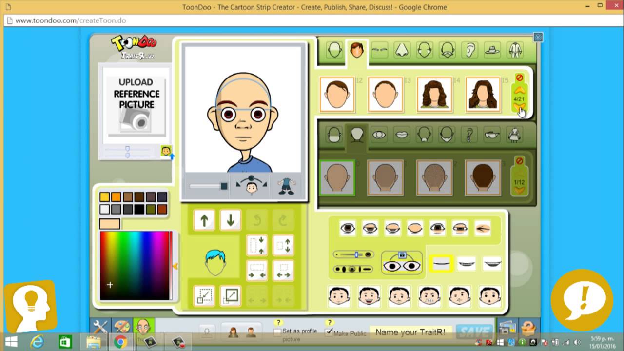 Tutorial Toondoo - YouTube