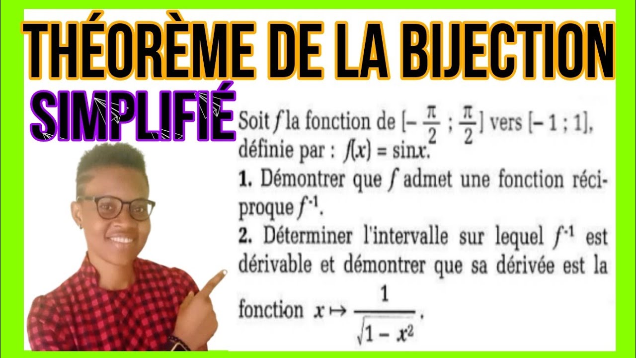 Maîtrise le 💎Théorème de la Bijection💎 : Fonction Réciproque et Dérivée ...