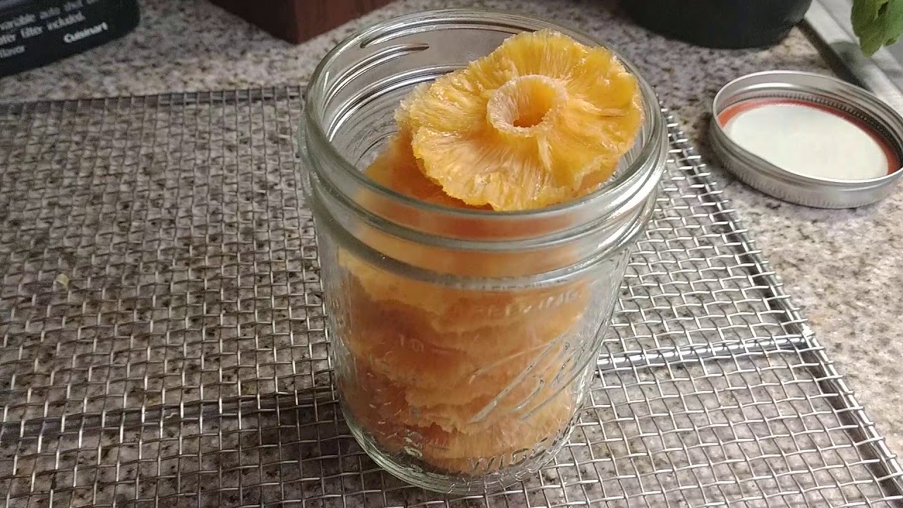 Dehydrating Pineapple ! Nature's Candy - YouTube