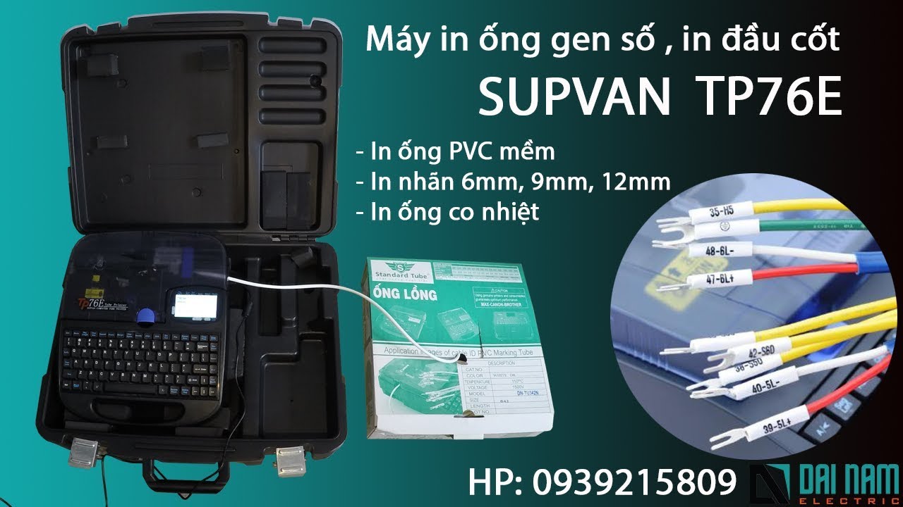 Hướng dẫn sử dụng máy in đầu cốt Supvan TP76E ( Phần 1) - YouTube