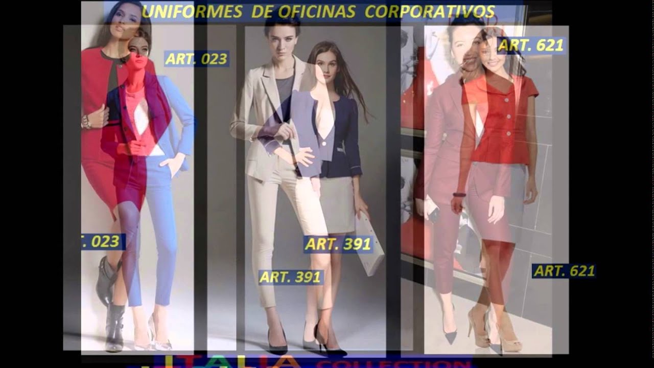UNIFORMES SECRETARIALES DE OFICINAS 2016 - YouTube
