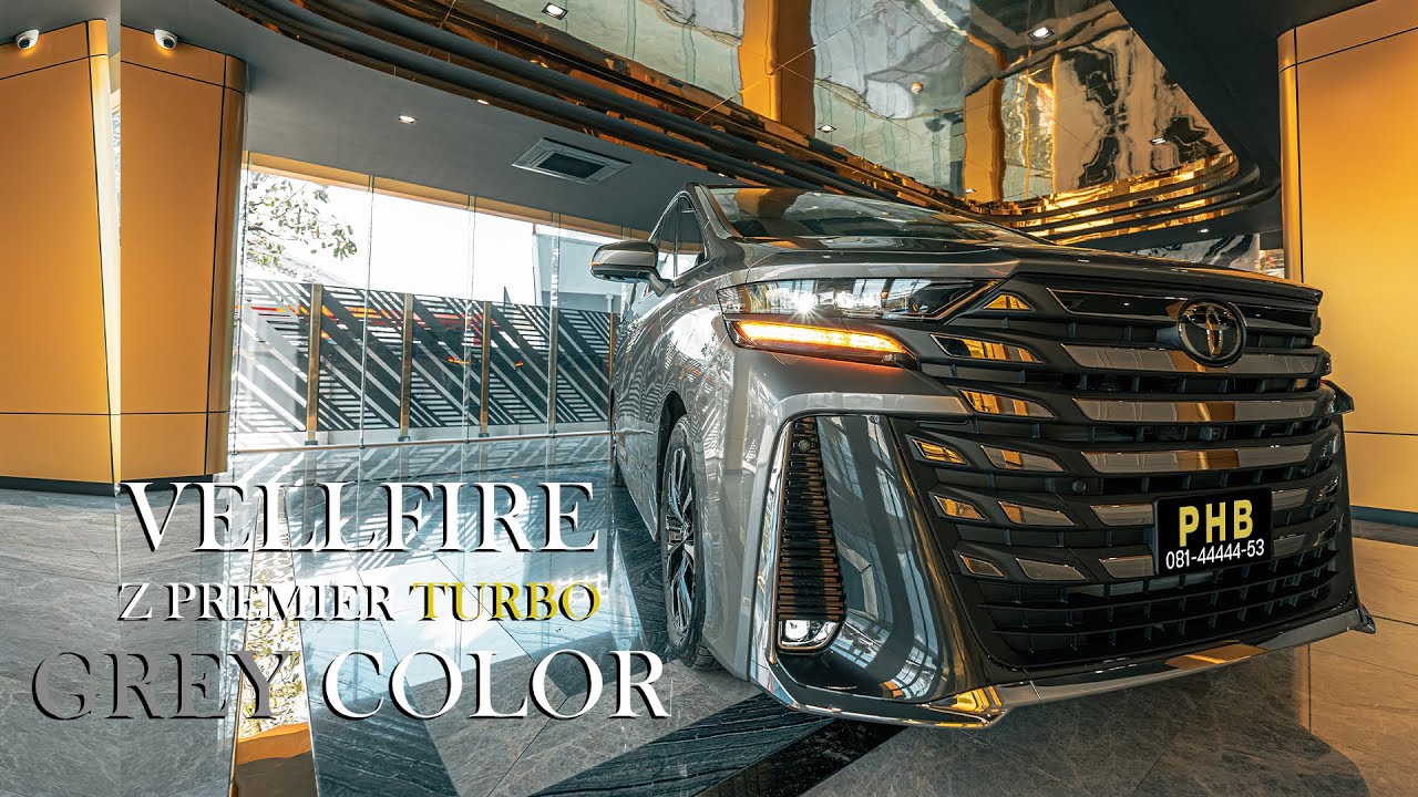 VELLFIRE Z TURBO GREY COLOR - YouTube
