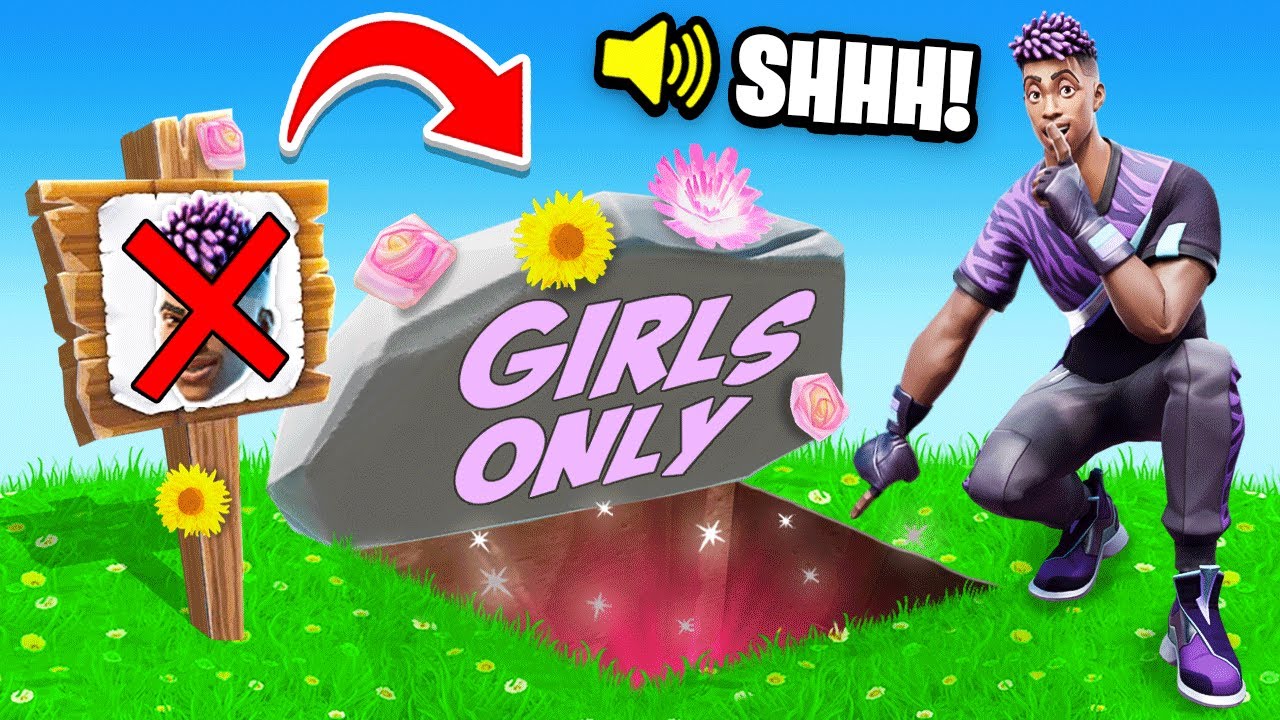 I Went UNDERCOVER in a GIRLS ONLY Tournament! (Fortnite) - YouTube